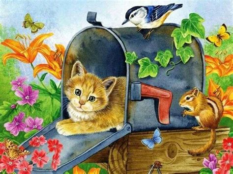 Kotek W Skrzynce Pocztowej 269 Puzzle Online