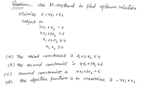 solved use tableau method to find optimum solutions in this