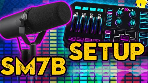 Shure SM7B GoXLR Setup For Live Streaming Best Microphone Settings