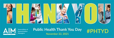 Public Health Thank You Day Toolkit Association Of Immunization Managers