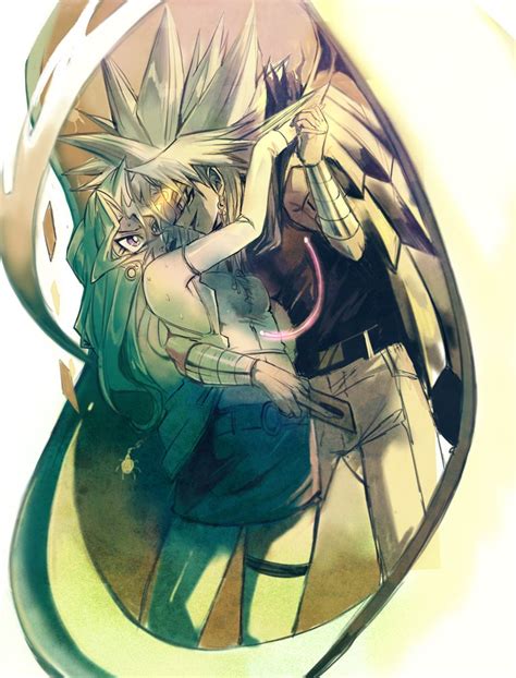 Kujaku Mai And Yami Marik Yu Gi Oh And 1 More Drawn By Shi Shooo