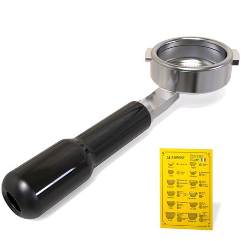 Portafilter For Gaggia Bottomless Portafilter 58mm With 3 Cup Filter