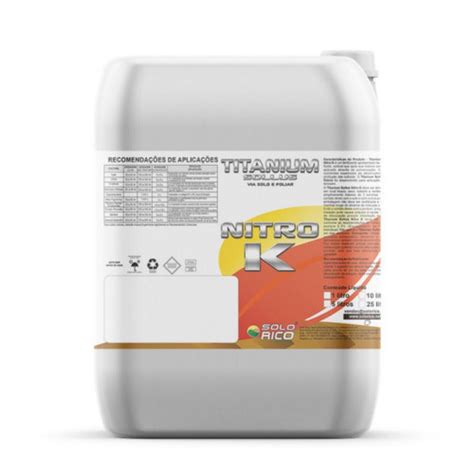 Fertilizante Sollus Foliar Titanium Nitro K Lt Solo Rico S Tio Nativo