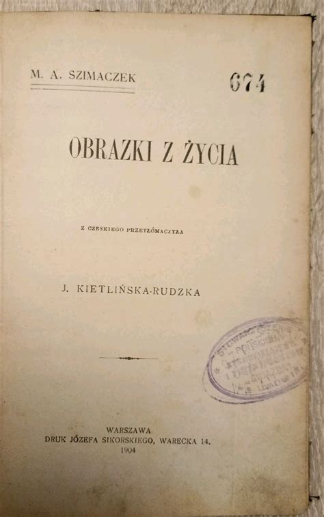 820 Obrazki z życia M A Szimaczek 15739149307 Allegro pl
