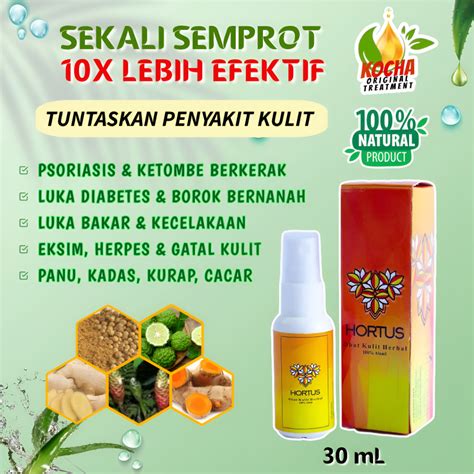 Jual Hortus Obat Kulit Herbal Penghilang Eksim Panu Herpes Gatal Kulit