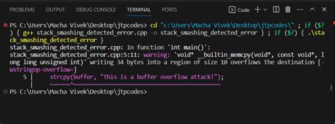 Stack Smashing Detected In C Javatpoint