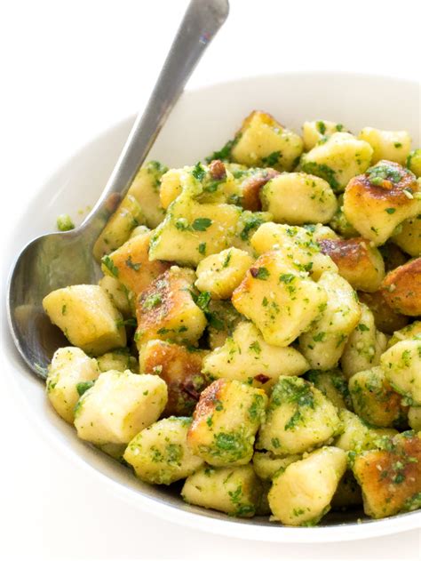 Crispy Pesto Gnocchi Chef Savvy