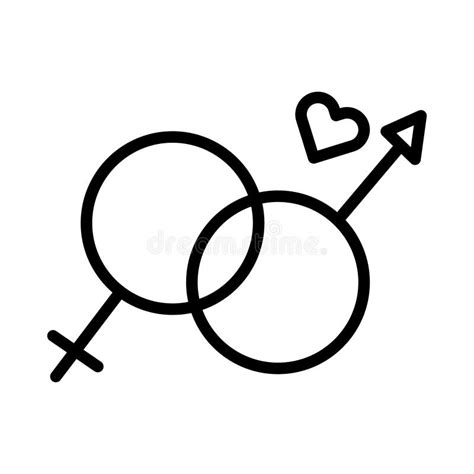 Gender Sign Isolated Vector Icon That Can Be Easily Modified Or Edited Stock Vector