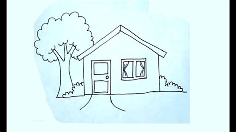 Cómo dibujar una casa super fácil House drawing YouTube