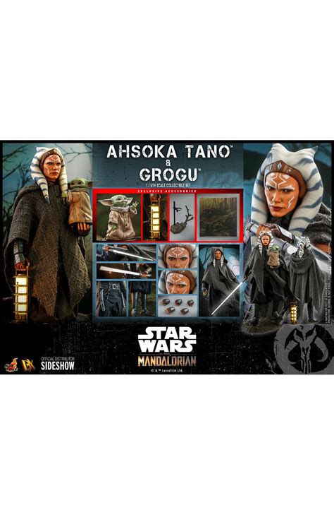 The Mandalorian Ahsoka Tano Deluxe With Grogu Sixth Scale Figure By