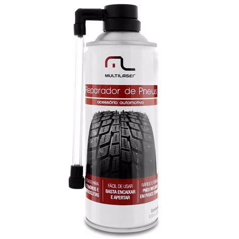 Spray Reparador Instantâneo De Furo Pneu Multilaser Au400 R 26 90 em