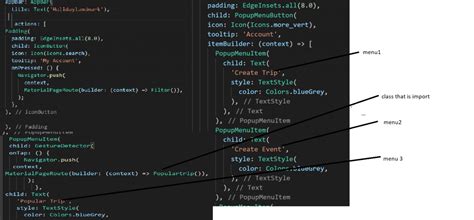 How To Create Pop Up Menu In Appbar With Routing Link In Flutter Artificial Intelligence