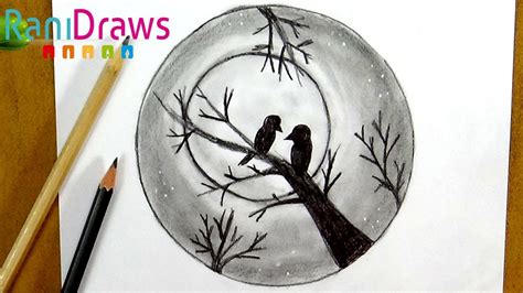Cómo dibujar un PAISAJE con lápiz Paso a paso Easy Drawings