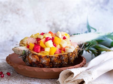 Salade des îles aux fruits exotiques Recette de Salade des îles aux