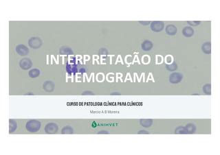Como interpretar um hemograma o que o clínico deve saber Parte II