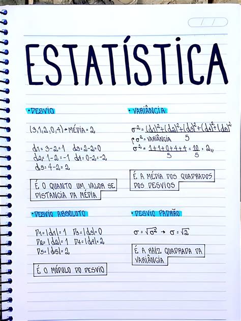 MAPA MENTAL SOBRE ESTATÍSTICA Maps4Study