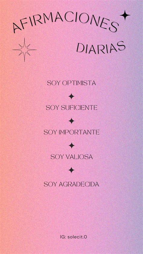 Afirmaciones Positivas Para Decirse Todos Los D As Artofit