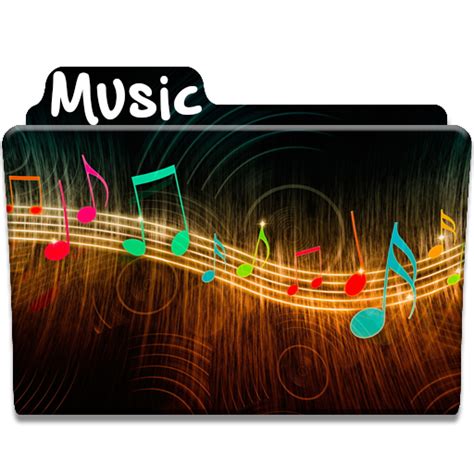 Music Manuscript Paper Windows Folder Icon Hetyheroes