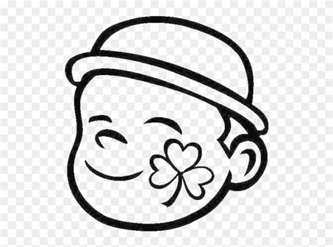 Free A Four Leaf Clover Face Paint Coloring Page Face Painting