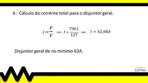 Como dimensionar o disjuntor geral Mundo da Elétrica