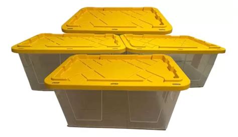 Greenmade 102 Lt Caja Plástico Uso Rudo Almacenamiento 4pz Meses sin