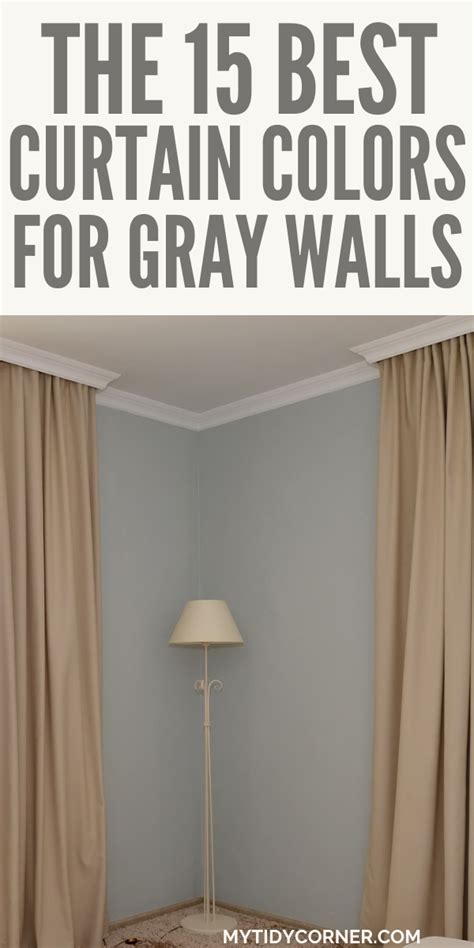 15 Best Curtain Color Ideas For Gray Walls Grey Curtains Living Room