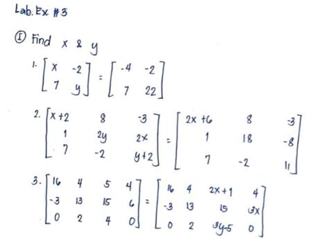 solved objective to be able to solve matrices operations