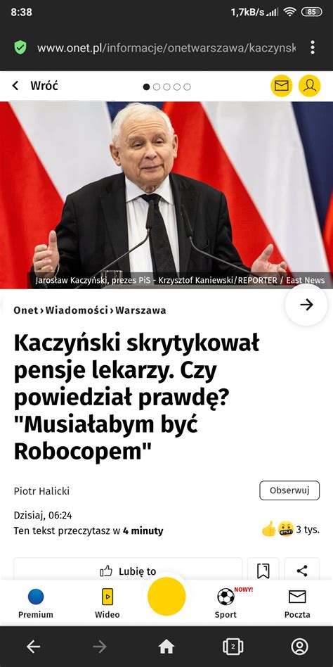 Nic tak Polaka nie cieszy jak drugiemu bo ten się starał coś os