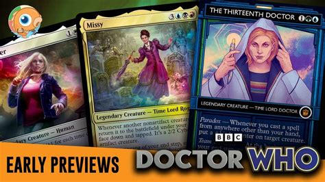 Doctor Who MTG Spoilers Doctors And Doctors And Companions And Sagas