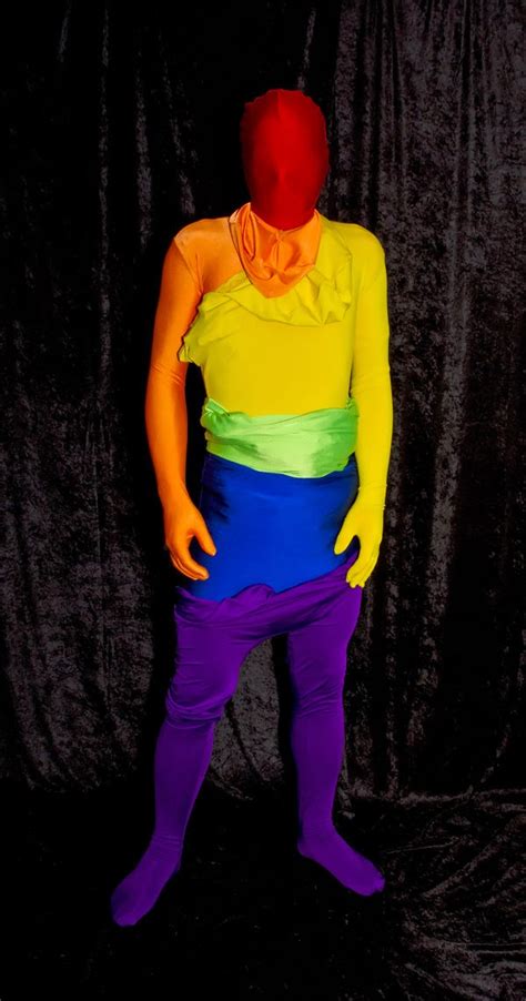 Cool Spandex Zentai World Rainbow