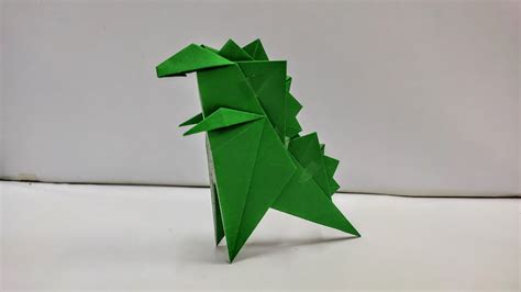 Origami Godzilla Easy YouTube