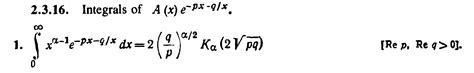 integration derivation of an integral that generates a bessel function of the second kind