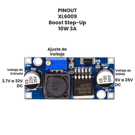 Xl Elevador De Voltaje Boost Step Up Aelectronics