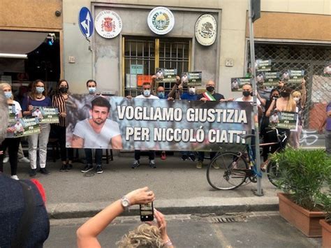 Firenze presidio in strada per Niccolò Ciatti la Repubblica