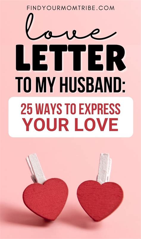 Love Letter To My Husband 25 Ways To Express Your Love Letters To