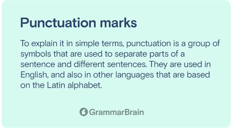 Types Of Punctuation Marks And Their Uses Marks With Examples