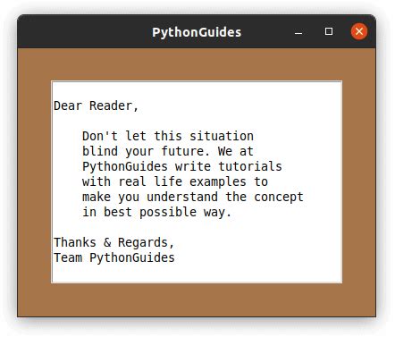 Python Tkinter Text Box Widget Examples Python Guides