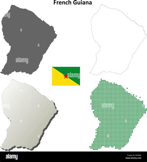 Guyana Map Outline Hi Res Stock Photography And Images Alamy
