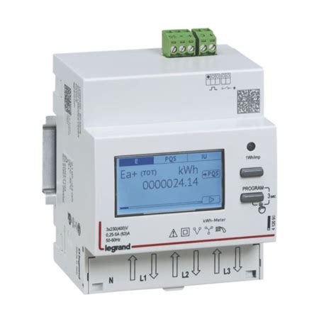 412092 Compteur modulaire triphasé EMDX³ MID raccordement direct 63A