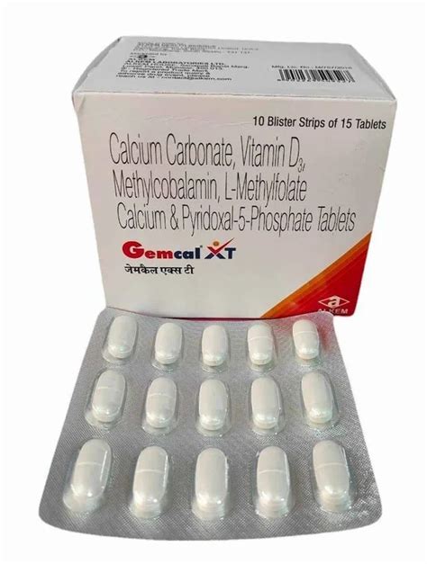 Calcium Carbonate Vitamin D3 Methylcobalamin L Methylfolate Calcium