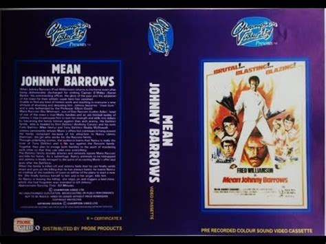 Mean Johnny Barrows 1975 YouTube
