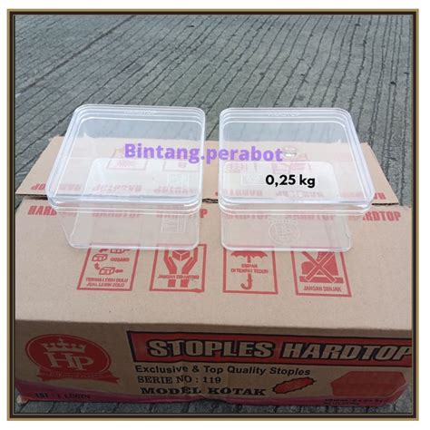 Jual Toples Hardtop 119 Ukuran 250 Gr Toples Mika Dessert Box Kotak