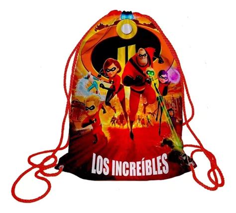 55 Morralito Dulcero Bolo Fiesta Infantil Los Increibles Meses Sin
