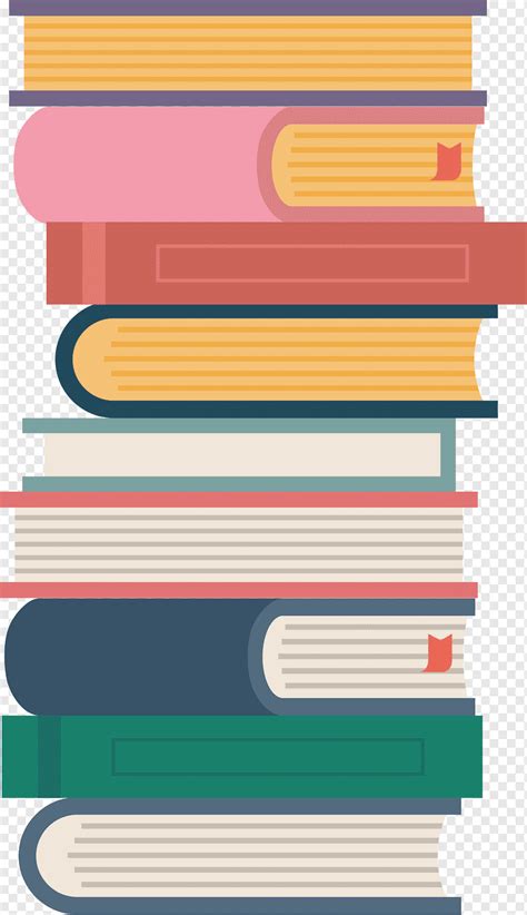 Pilha de livros papel linha metro geometria matemática png PNGWing