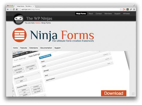 Ninja Forms A WordPress Form Creation Framework WP Daily