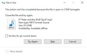 How To Fix The Action Cannot Be Completed Because The File Is Open In