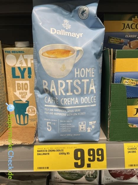 Dallmayr Home Barista Caffé Crema Dolce ganze Bohne 1 kg Preis