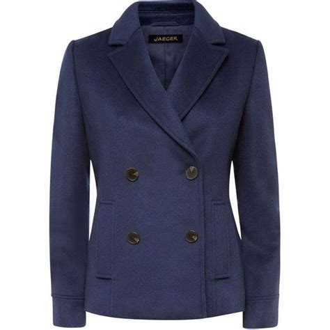 Jaeger Wool Classic Pea Coat Classic Pea Coat Double Breasted Pea