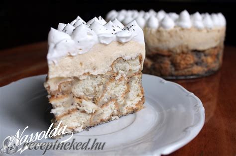 Mákos guba torta madártej krémmel recept konyhájából Receptneked hu