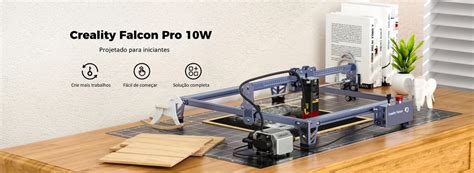 Máquina de Gravação a Laser Creality Falcon Pro 10W 1005010120 Karimex